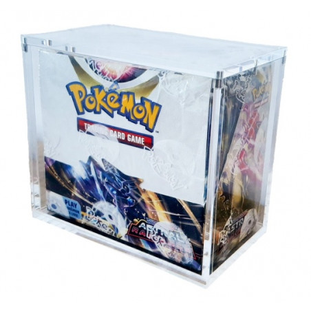 Pokémon Acryl Magnetic Booster Box Protector Case
